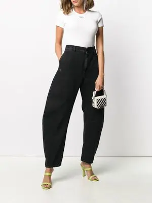 Off-White High-waisted Bootcut Jeans
