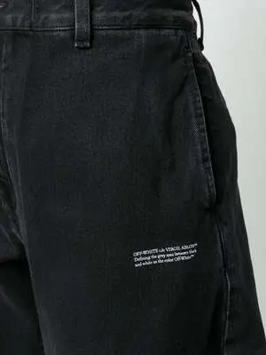 Off-White High-waisted Bootcut Jeans