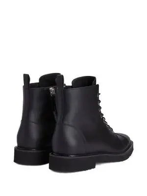GIUSEPPE ZANOTTI Chris Low Lace-up Boots - Black