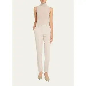 Michael Kors Samantha Slim-leg Pants - Black