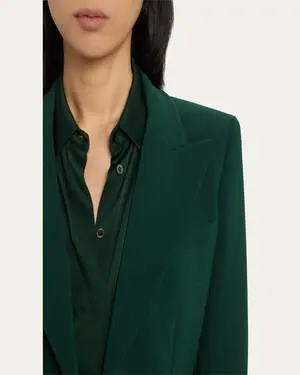 Michael Kors Georgina One-button Blazer