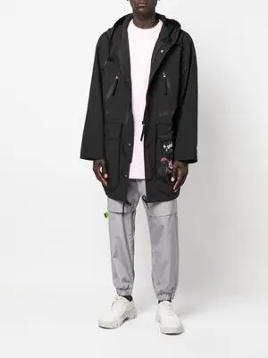 GARBAGE TV Graphic-print Raincoat