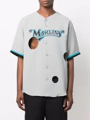 Off-White Miami Marlins Cut-out Shirt