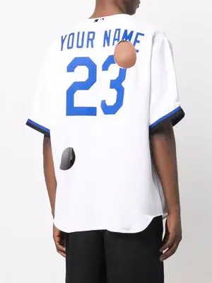 Off-White La Dodgers Cut-out Shirt