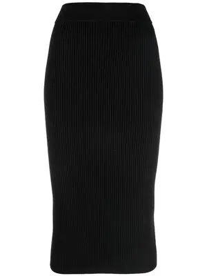 Versace Knitted Midi Skirt
