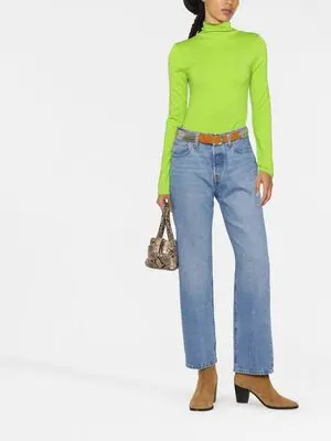 LEVI'S High-rise Straight-leg Jeans - Blue