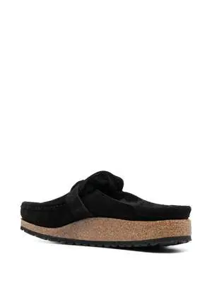 BIRKENSTOCK Buckley Shearling Sandals - Black