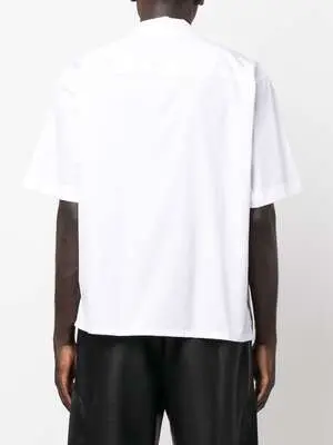 Marni Logo-print Poplin Bowling Shirt - White