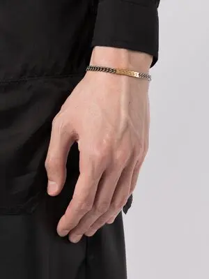 CAPSULE ELEVEN Engraved-logo Chain Bracelet