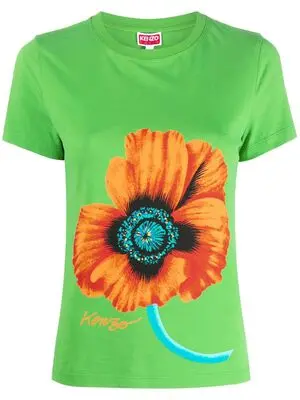 Kenzo Floral T-shirts For Women