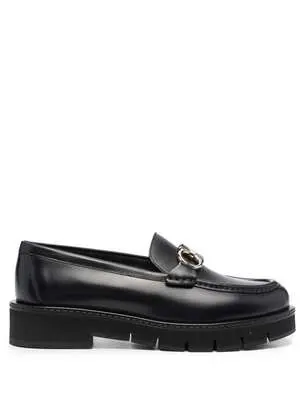 FERRAGAMO Rolo Chunky Leather Loafers