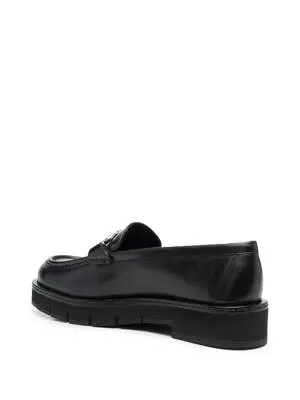 FERRAGAMO Rolo Chunky Leather Loafers
