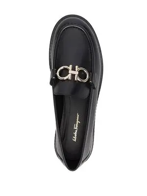 FERRAGAMO Rolo Chunky Leather Loafers