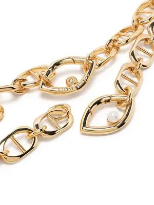 CAPSULE ELEVEN Pearl-embellished Chain Necklace