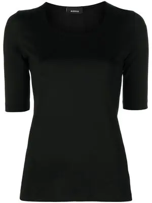 Akris Fitted Short-sleeve Knit Top