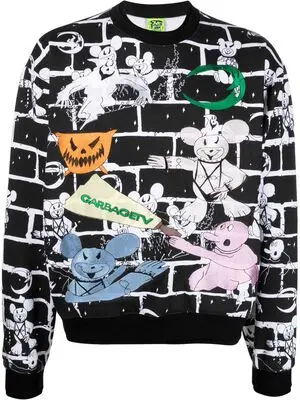 GARBAGE TV Long Sleeve Sweatshirt
