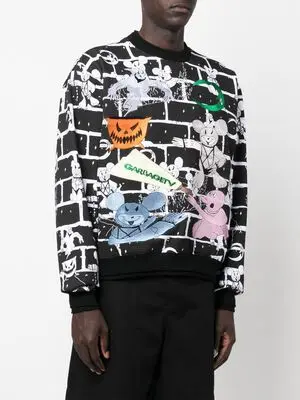 GARBAGE TV Long Sleeve Sweatshirt