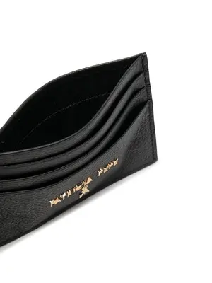Patrizia Pepe Fly Logo-plaque Card Holder - Black