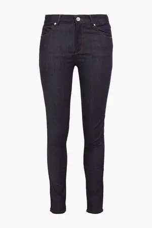 Sandro Sandro Mid-Rise Skinny Jeans - Dark Denim