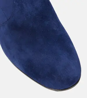 GIANVITO ROSSI Glen 85 Suede Knee-high Boots