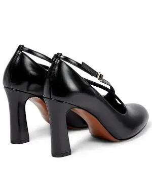 THE ROW Spencer Leather Pumps