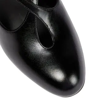 THE ROW Spencer Leather Pumps