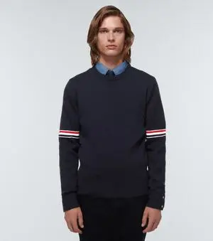 Thom Browne Cotton Sweater - Blue