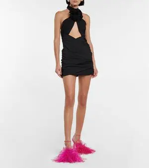 Magda Butrym Cutout Silk-blend Minidress
