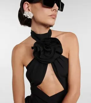 Magda Butrym Cutout Silk-blend Minidress