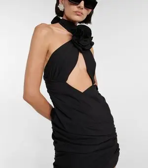 Magda Butrym Cutout Silk-blend Minidress