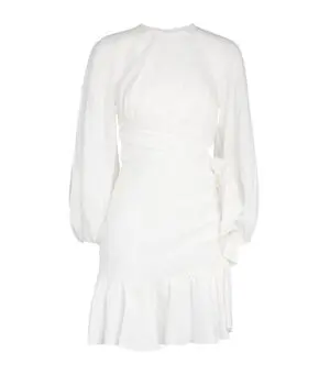 Zimmermann Lyre Wrap Mini Dress