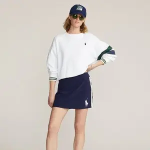 Ralph Lauren Wimbledon Ballperson Stretch Skort French Navy/pure White
