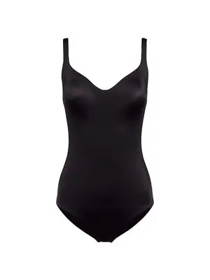 Wolford Formfitting Sleeveless V-neck Bodysuit Black