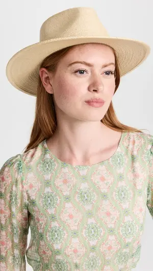 Brixton Marcos Straw Fedora
