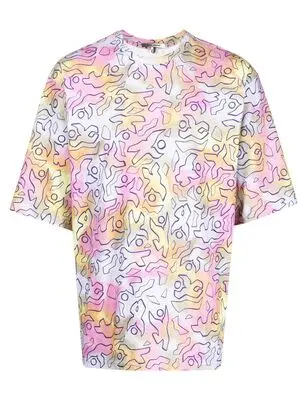 MARANT Tie-dye Cotton T-shirt