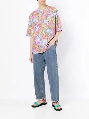 MARANT Tie-dye Cotton T-shirt