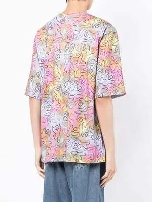 MARANT Tie-dye Cotton T-shirt