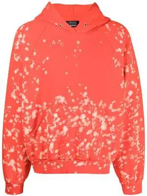 LIBERAL YOUTH MINISTRY Bleach-splash Cotton Hoodie