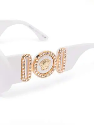 Versace Medusa Oval-frame Sunglasses