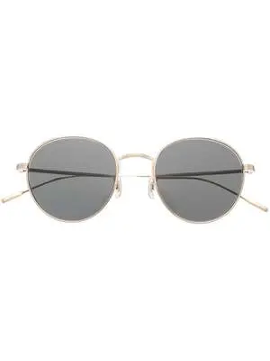 Oliver Spencer Altair Round-frame Sunglasses - Gold