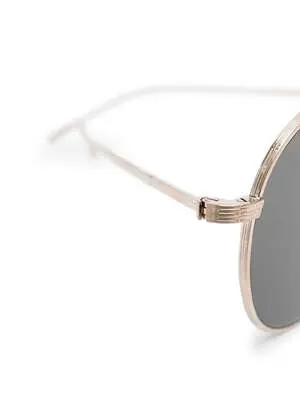 Oliver Spencer Altair Round-frame Sunglasses - Gold