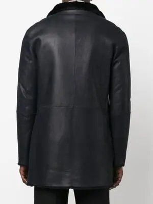 Giorgio Armani Double-breasted Shearling Flight Jacket