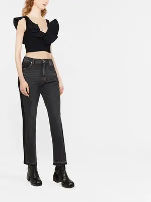 Alexander McQueen High-waist Bootcut Jeans