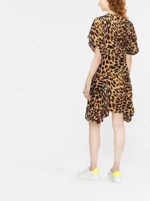 Stella McCartney Leopard-print Silk Dress
