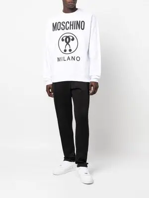 Moschino Logo-print Track Pants - Black