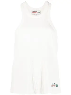 REINA OLGA Venus Waffle-knit Tank Top