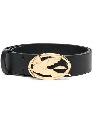 Etro Logo-plaque Leather Belt