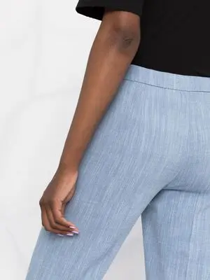 Etro Pressed-crease Two-pocket Flared Trousers