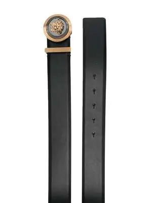Versace Medusa Buckle Leather Belt