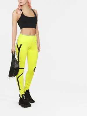 Adidas By Stella McCartney Truepace Running Leggings - Yellow